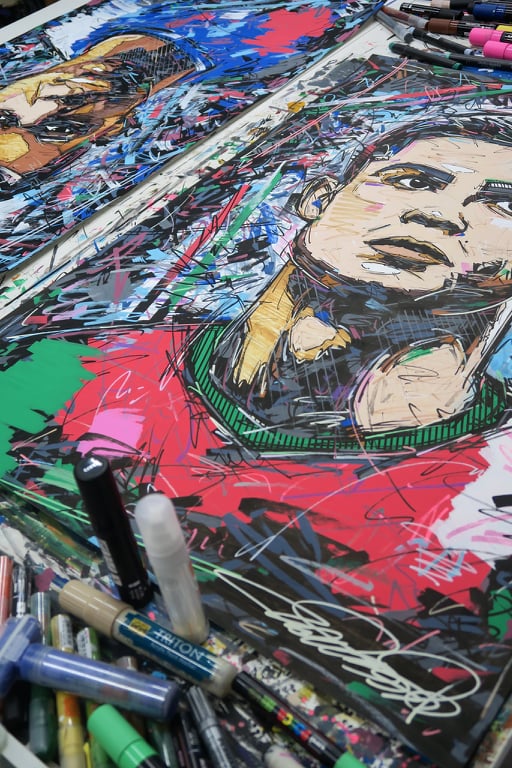 1XRUN x Ivan Beslic - Ronaldo & Mbappé Euro 2020 Prints" - IVAN BESLIC